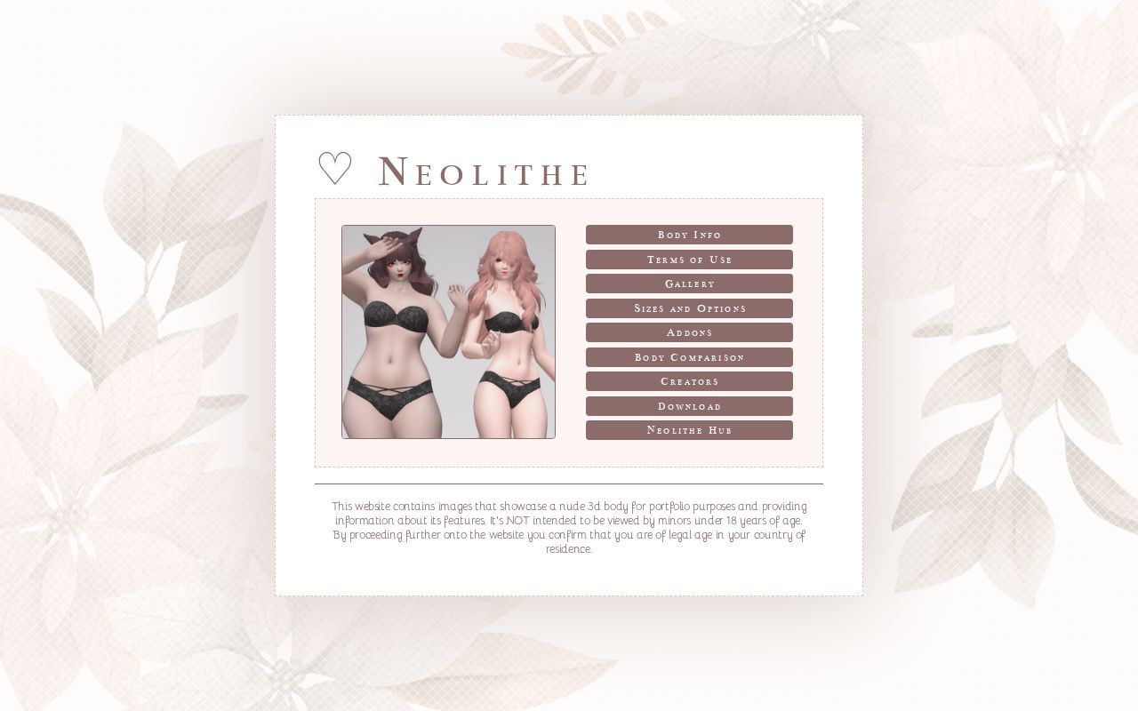 Neolithe - XIV BODY MOD